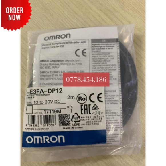 Cảm biến quang Omron E3FA-DP12 2M | Shopee Việt Nam