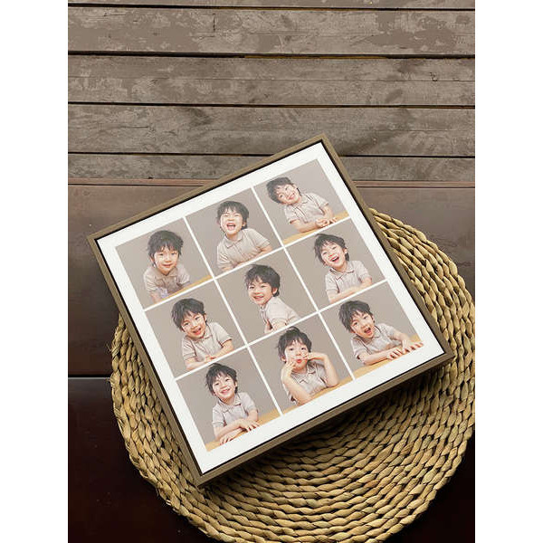 Three ,four ,six ,nine ,square grid photo frames ,baby ,children ...
