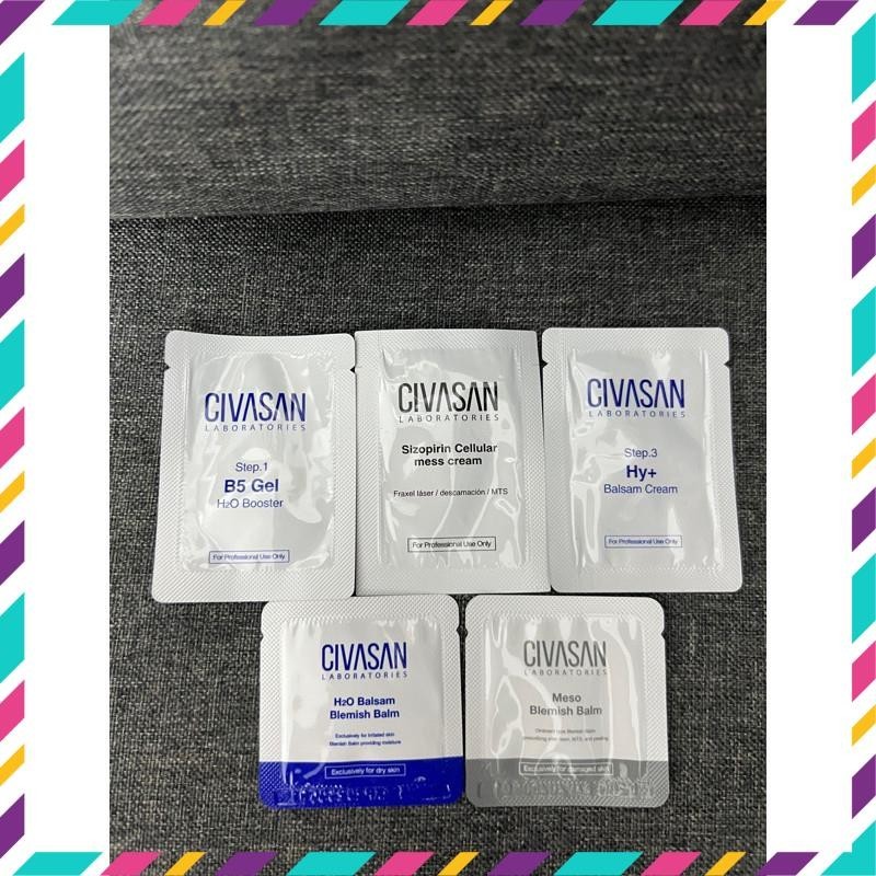 Sample Civasan - Kem Mess , H2O , Meso , B5 Gel , Hy+ ( Kem Dưỡng - Kem ...