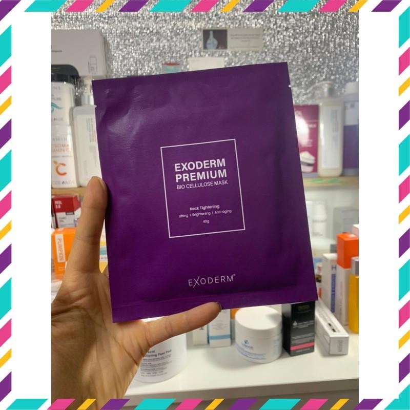 [ Chính Hãng ] Mặt nạ Exoderm premium bio cellulose trắng da | Shopee ...