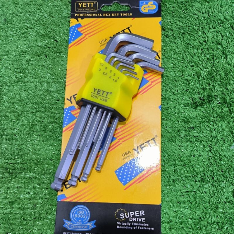 {Siêu Rẻ} Bộ Lục Giác Bi Hiệu YETT Ngắn (Loại Tốt) | Shopee Việt Nam