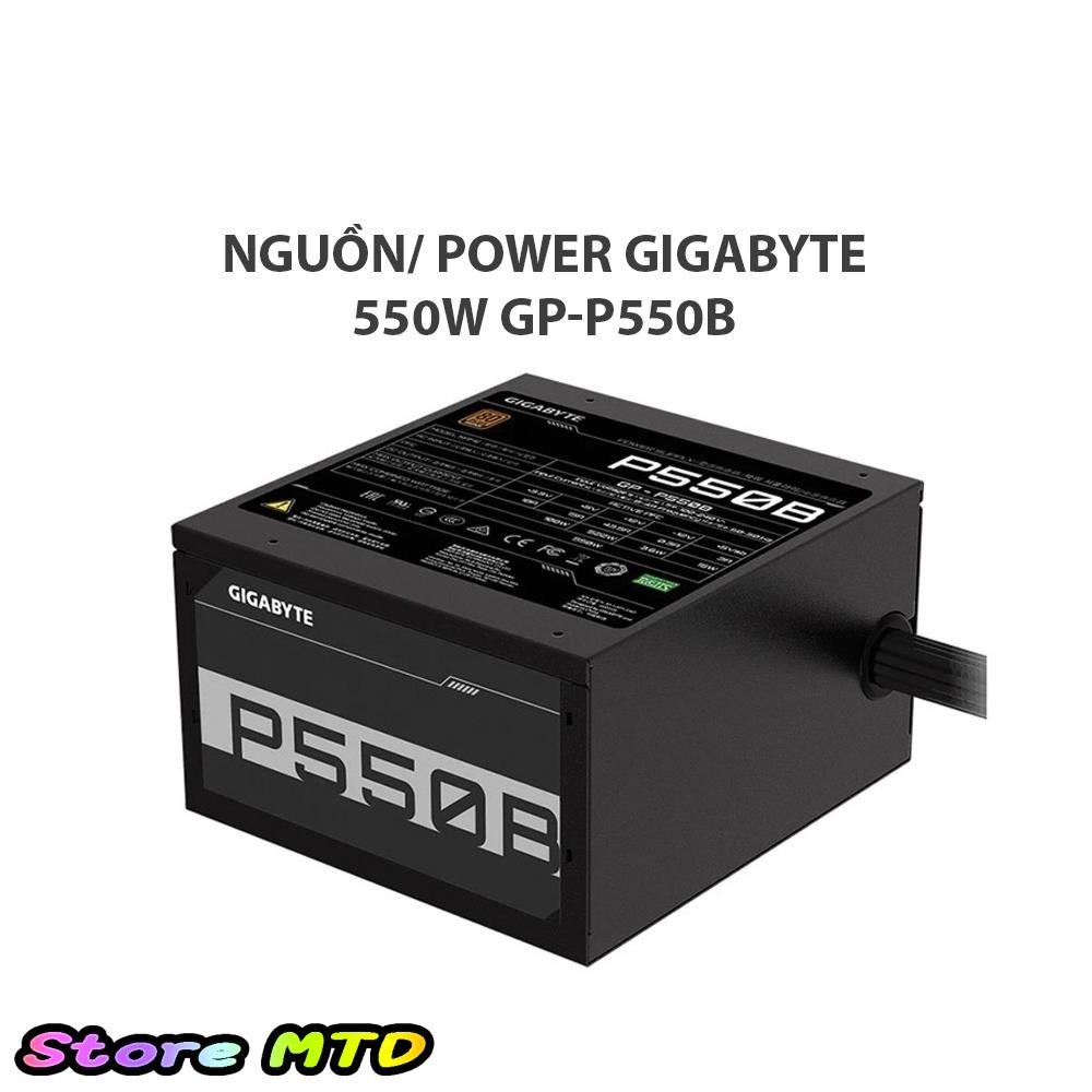 Nguồn CST GIGABYTE P550B 550W 80 Plus Bronze Chính hãng (4+4pin, 2x6 ...