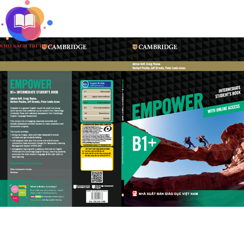 Sách - Empower B1+ Intermediate Student’s Book with Online Access | Shopee Việt Nam