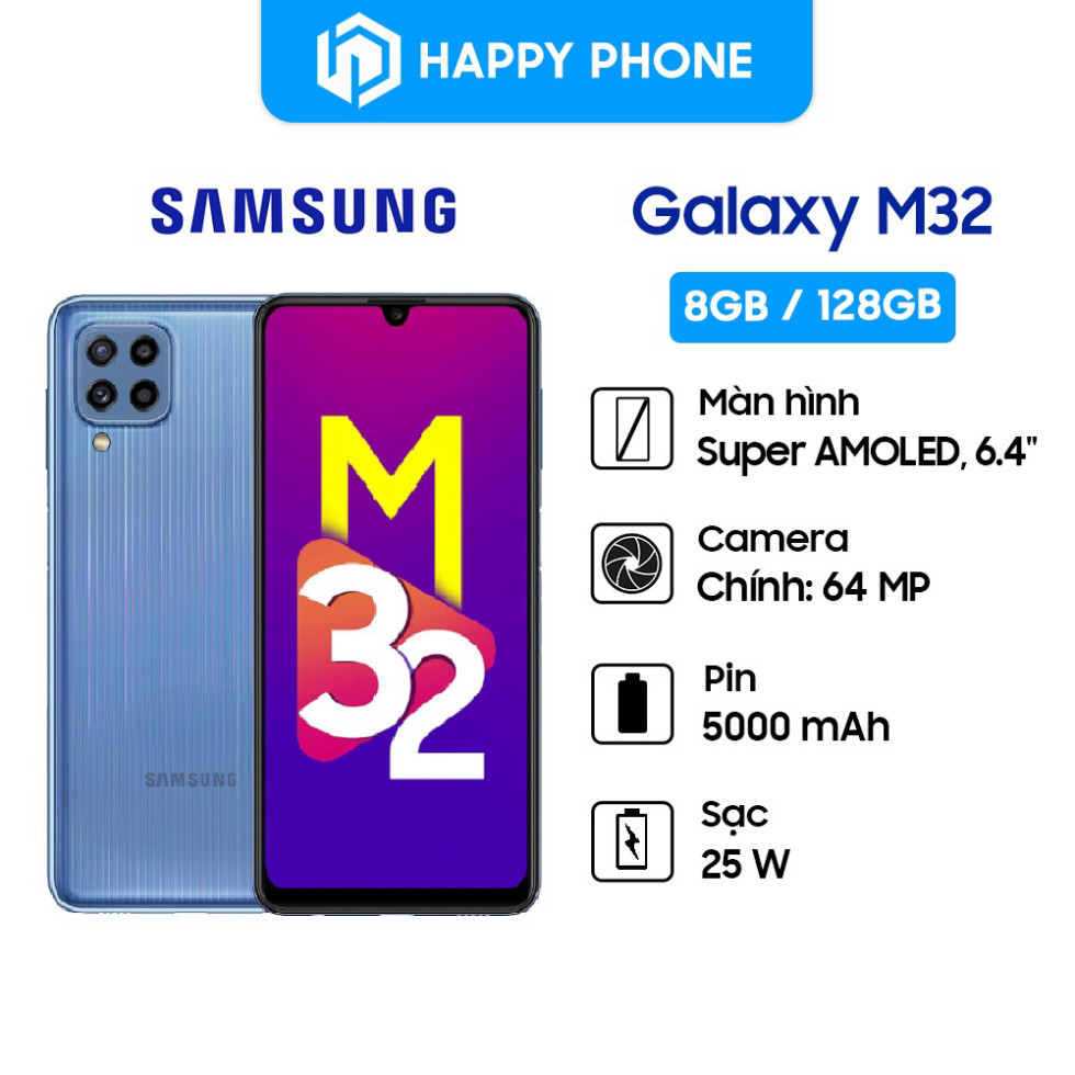 Điện Thoại Samsung Galaxy M32 (8GB/128GB) - Hàng Chính Hãng, Mới 100% ...