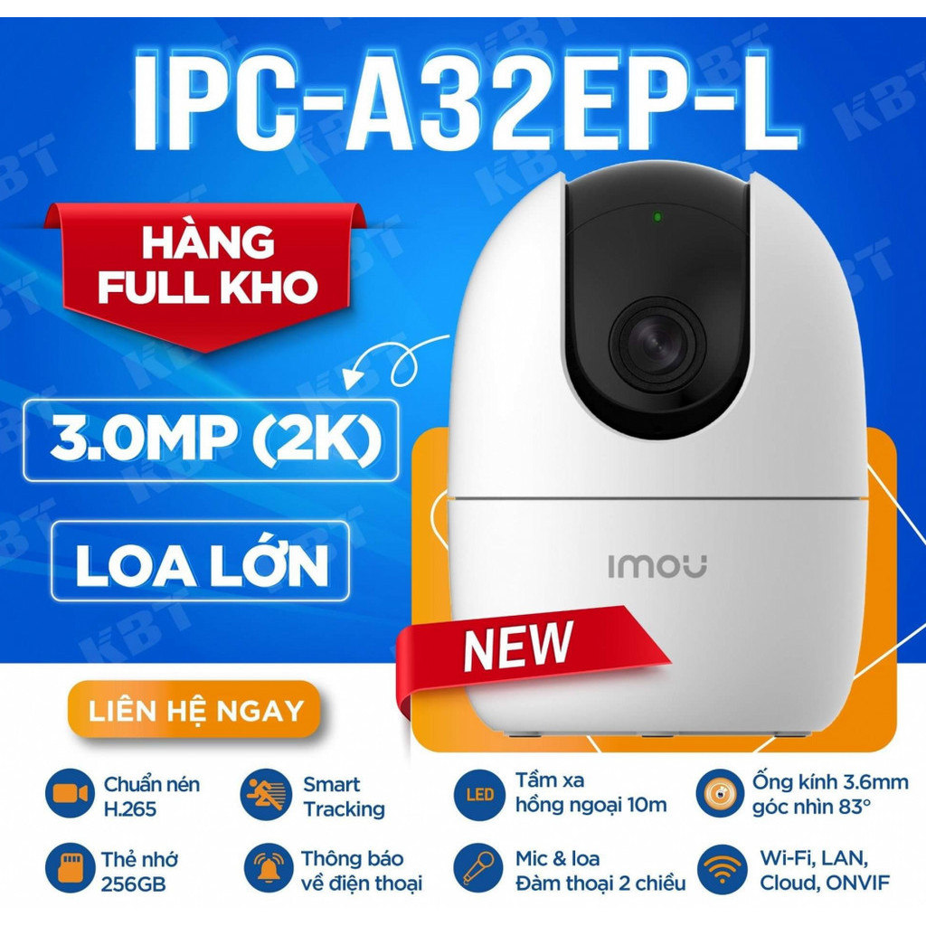 Camera IP Wifi IMOU RANGER 3MP - IPC-A32EP-L 3MP 2K | Shopee Việt Nam