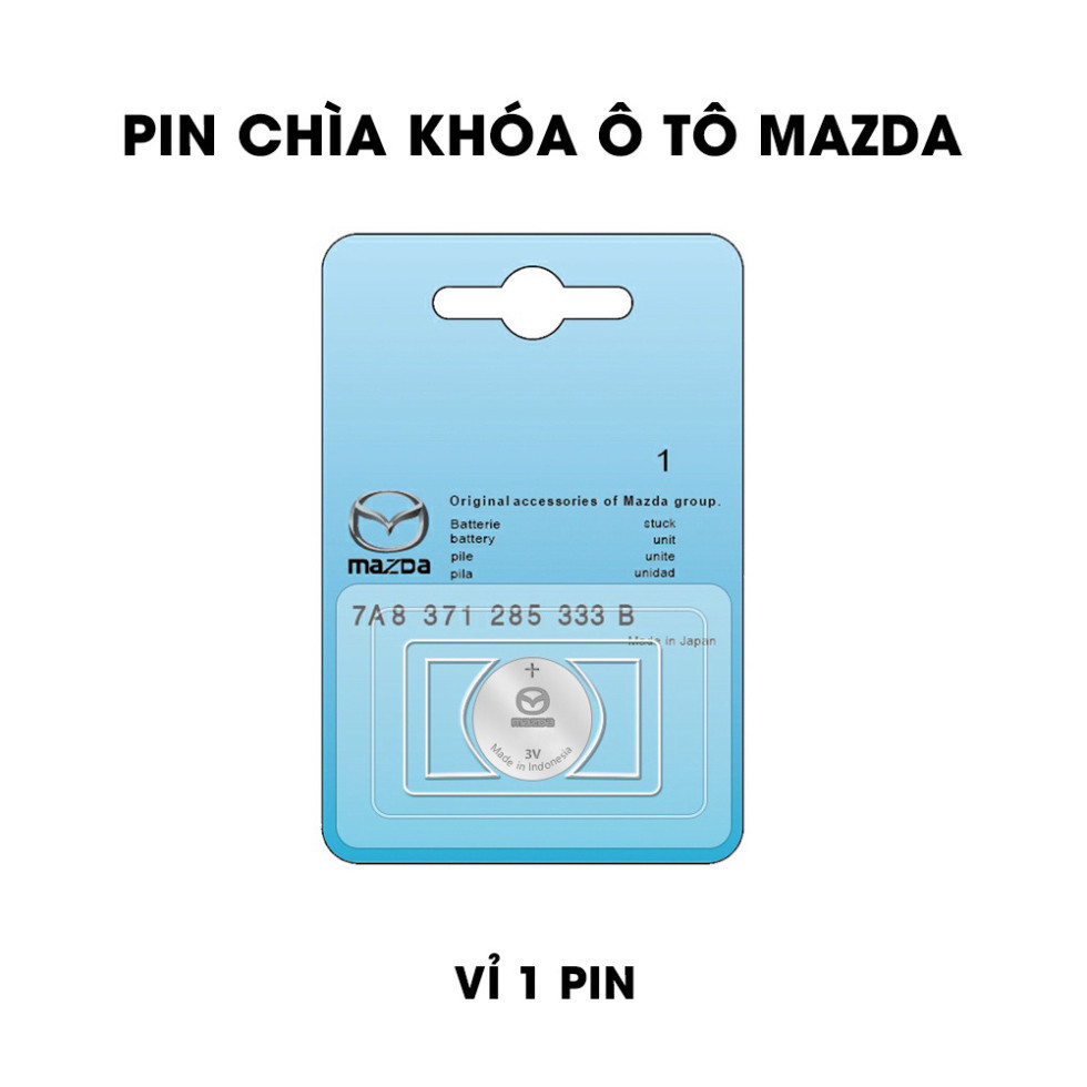Pin chìa khóa ô tô Mazda 2, 3, 6, CX5 chính hãng Mazda | Shopee Việt Nam