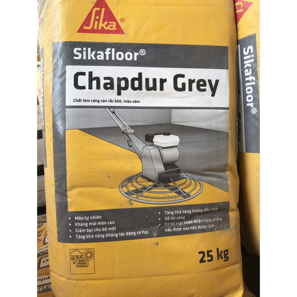 Sika Floor Chapdur Grey (màu xám) – Phụ gia tăng cứng sàn bê tông bao ...