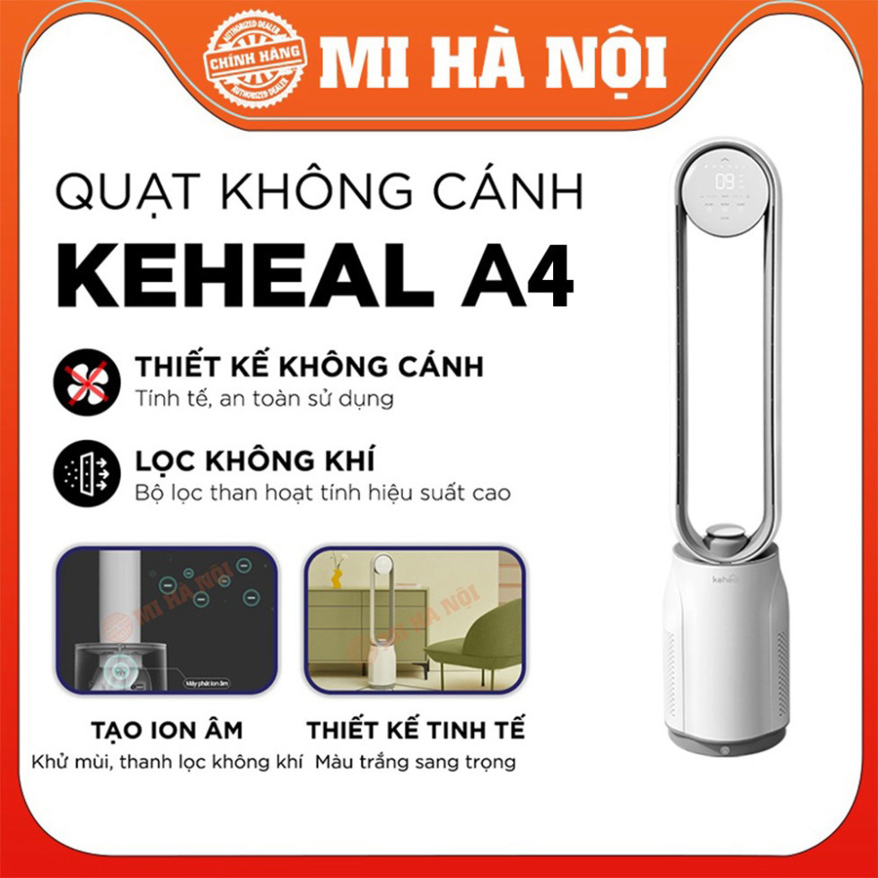 Quạt Không Cánh Tạo Ion KEHEAL A4 / A4 Pro BH 12 tháng | Shopee Việt Nam
