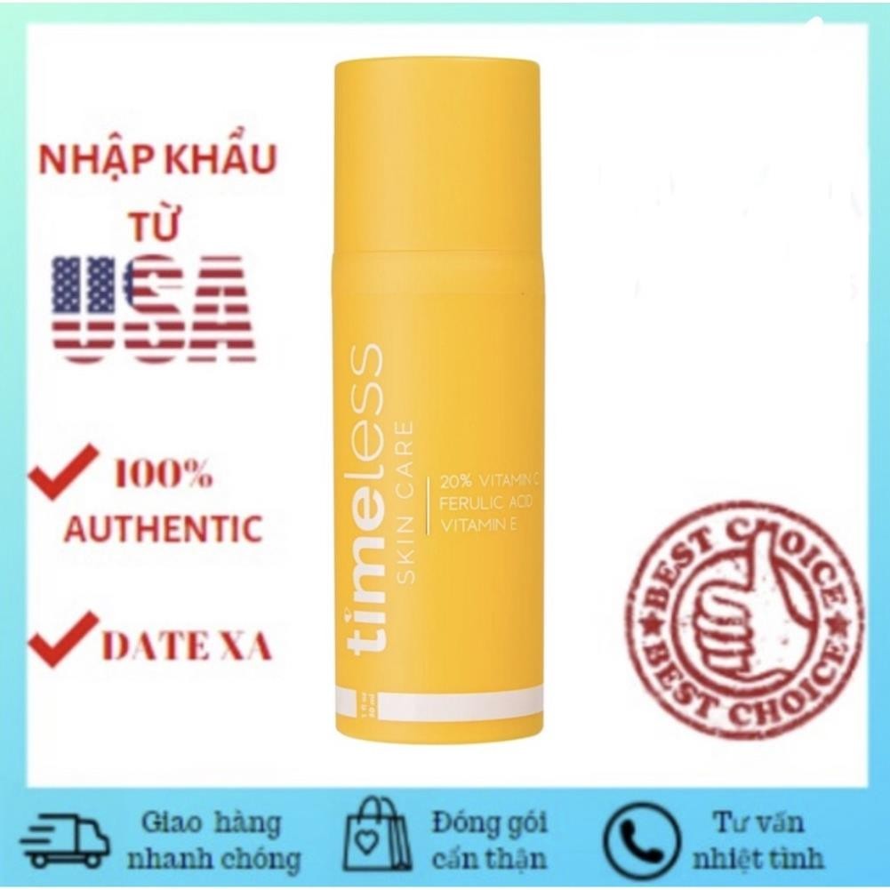 (30ml)Timeless Vitamin C 20 . Tinh Chất Dưỡng Da Serum Timeless 20% ...
