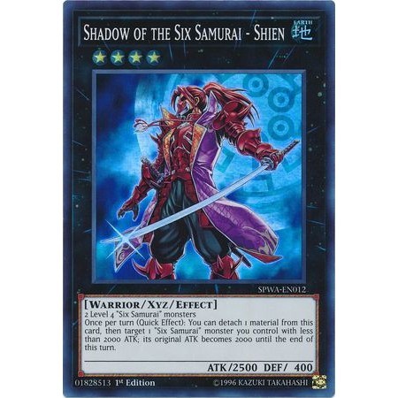 [ Bài Yugioh Chính Hãng ] Shadow of the Six Samurai - Shien - SPWA ...