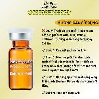 Peel da Neostrata Prosystem Retinol Peel 1 lọ 1,5ml - Peel da sinh học ...