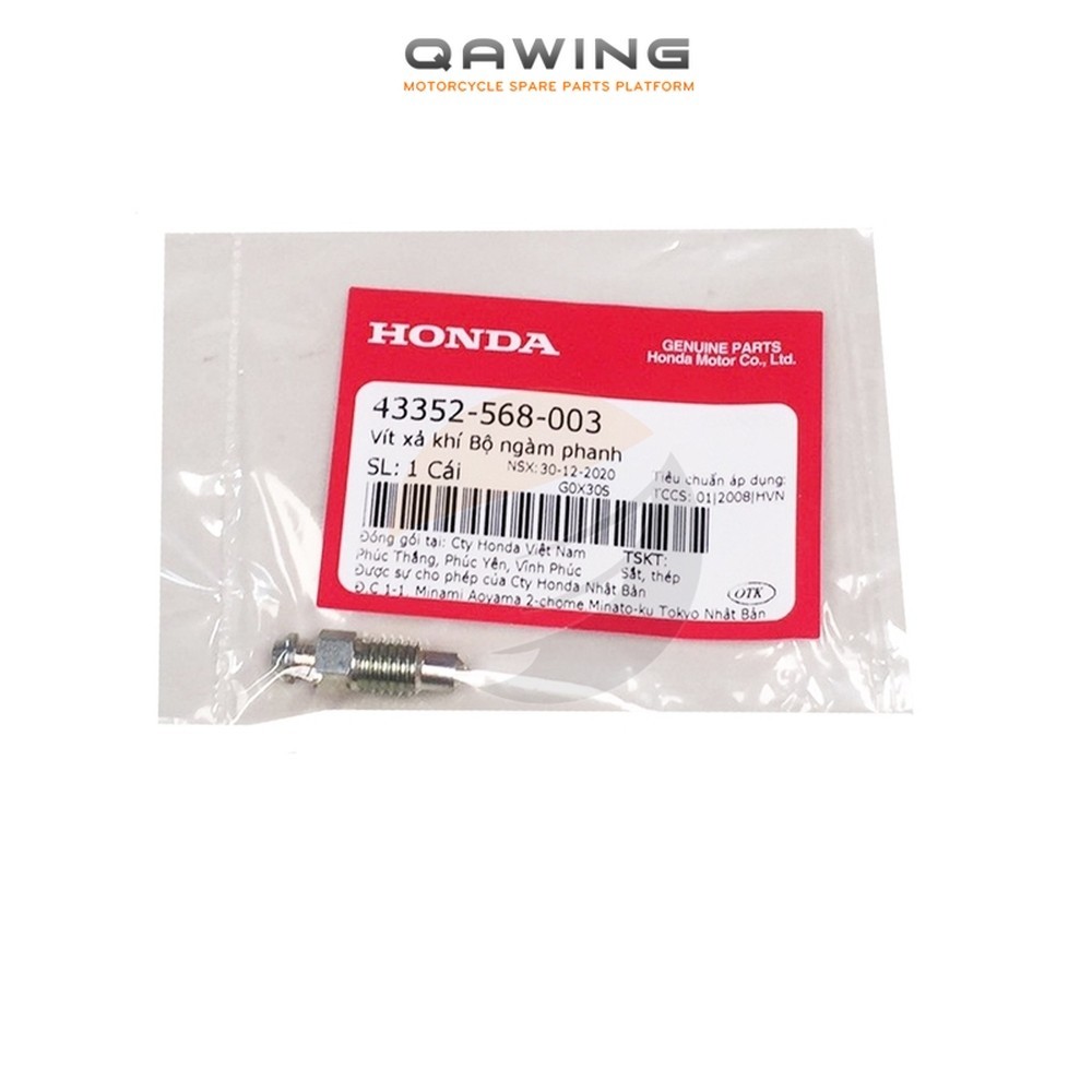 (43352568003)_Vít xả khí bộ ngàm phanh HONDA nhiều dòng xe _(543 ...