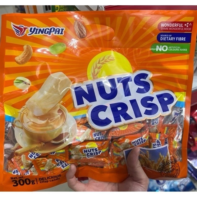 KẸO NUTS CRISP YINGPAI 300G | Shopee Việt Nam