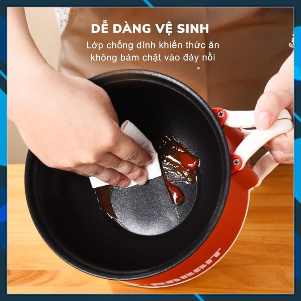 Ca Nấu Mì SHANBAN 2 Nấc Nhiệt 600W Đa Năng, Nồi Lẩu Điện Dung Tích 1,8L ...
