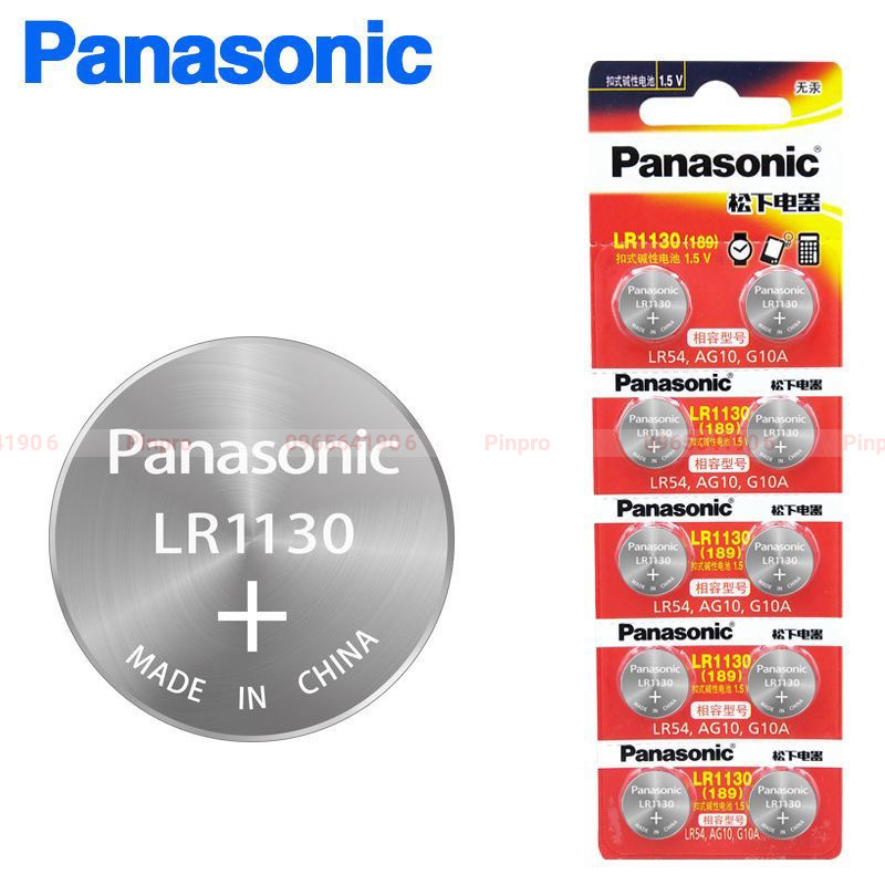 Pin Panasonic LR1130, LR54, AG10, G10A Chính Hãng | Shopee Việt Nam