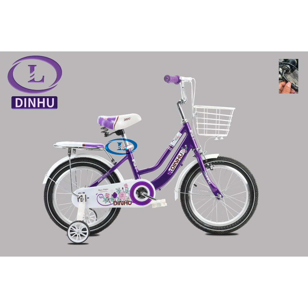 [XDL] Xe đạp trẻ em cao cấp 16inch hiệu DINHU dành cho bé gái từ 4-7 tuổi - LHệ NGAY ạ | Shopee ...