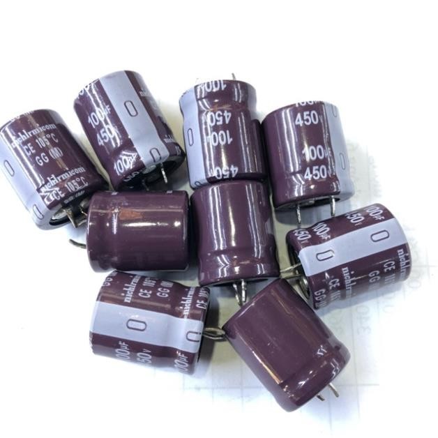 Tụ hoá 100MF-450v(combo 2c) | Shopee Việt Nam