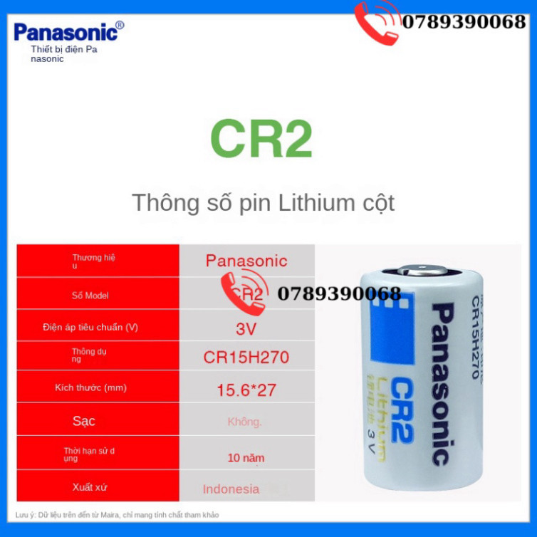 Panasonic CR2 Pin Lithium 3V Fuji Polaroid Mini25/55/50S/70 Đĩa Phanh ...