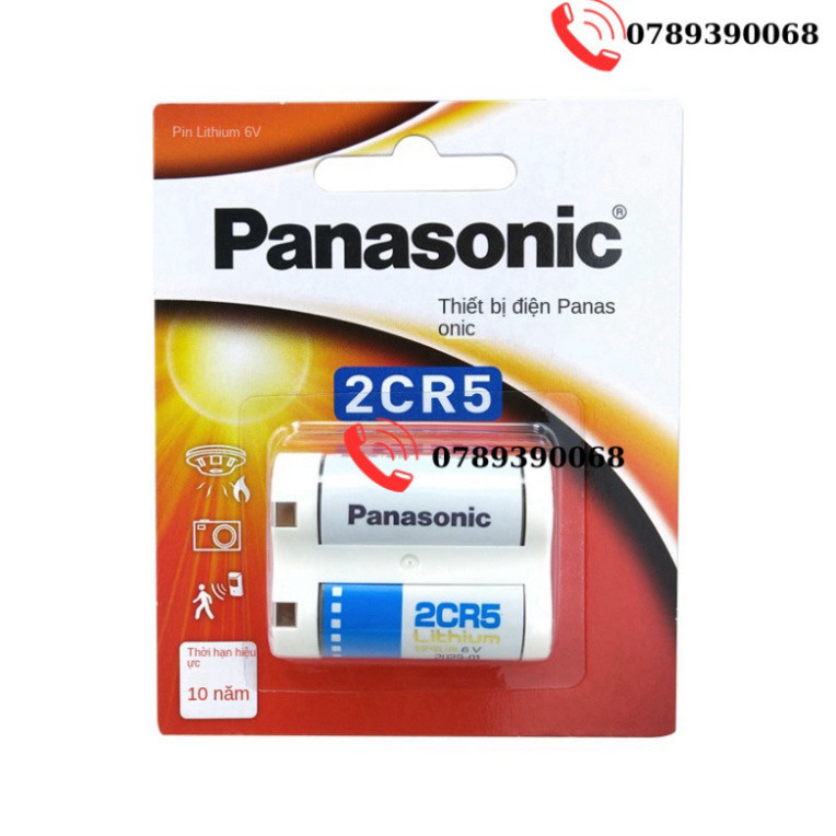 Máy Quay Phim Panasonic 2cr5 6V Canon Eos5 Máy Quay Phim 2cr-5w/C1b Pin ...