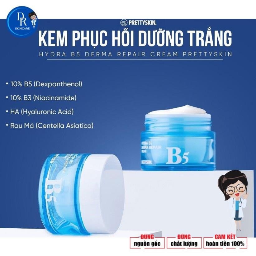 [Chính Hãng] Combo srm-serum-kem b5- kem retinal- kcn rau má Prettyskin ...