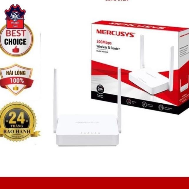 Phát Wifi MERCUSYS MW301R Chính hãng (2 anten 5dBi, N300Mbps, 2 cổng ...
