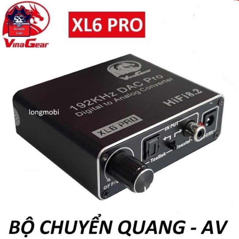 Hộp XL6 Pro chuyển đổi tín hiệu Coaxial/Optical sang Audio R/L có nút ...