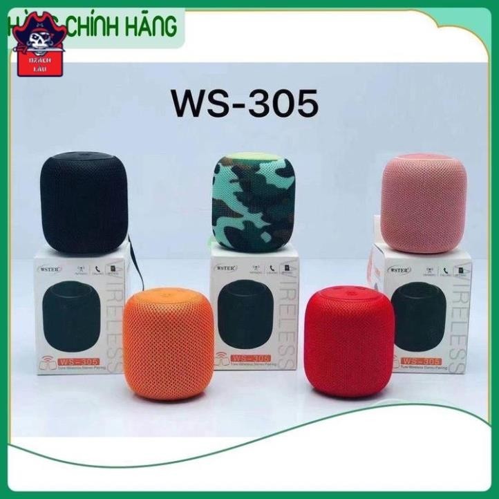 Loa Bluetooth mini Wster WS 305 Cao Cấp, Loa cầm tay bass mạnh cho laptop pc BH 12 Tháng ...