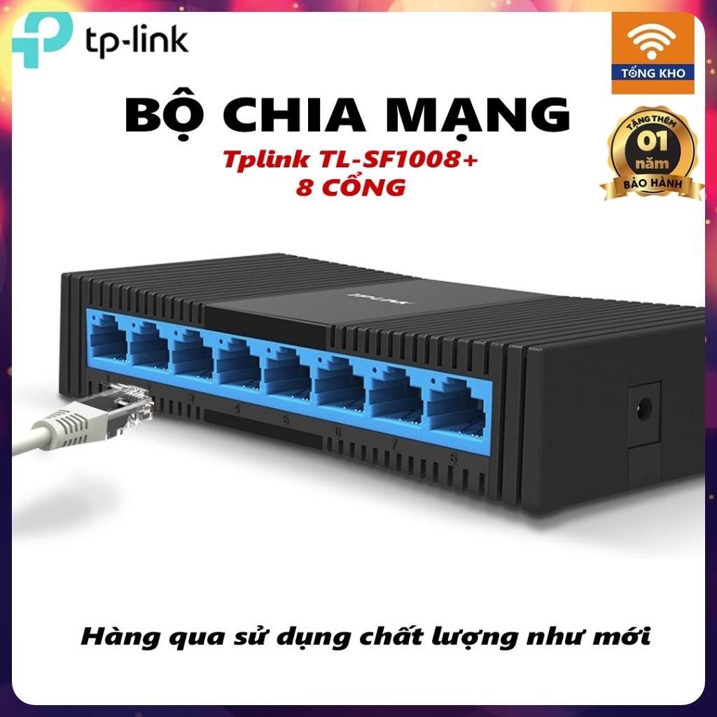 Switch TPLink 8 Cổng TL-SF1008+ hàng qua sử dụng (chất lượng như mới ...