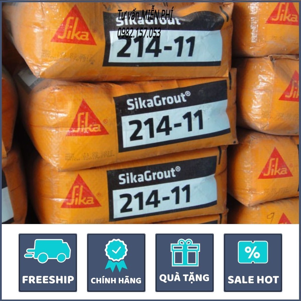Sika grout 214-11 Vữa Rót Không Co Ngót | Shopee Việt Nam