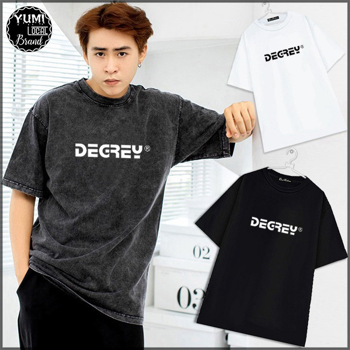 Áo Thun DEGREY Tay Lỡ Local Brand Cotton 100 nam nữ form rộng Unisex ...