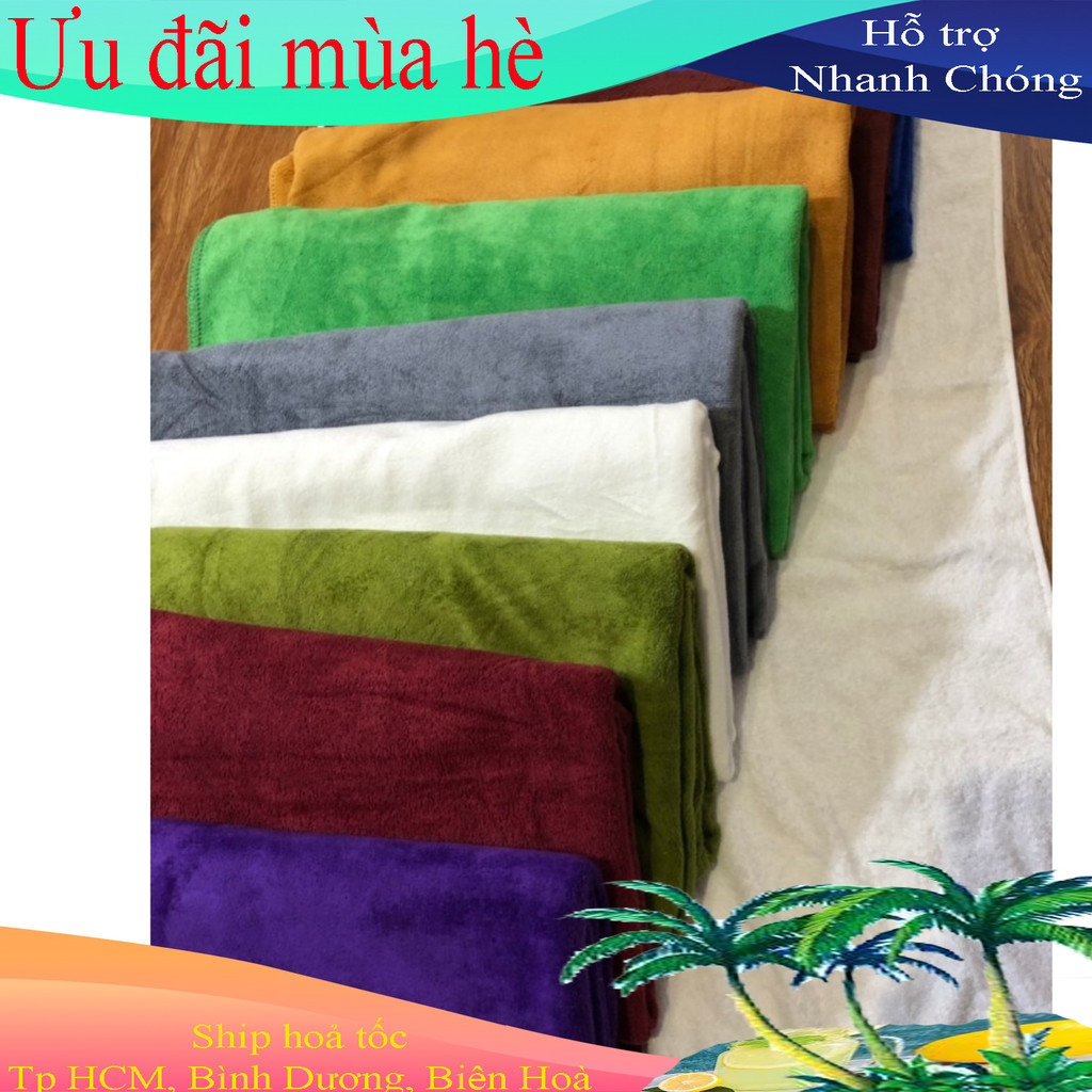 [kt 60*120cm] KHĂN TẮM cho Nhà Nghỉ, Khách sạn, Spa. Mềm Mịn, Siêu Thấm Hút, Không Xù lông ...