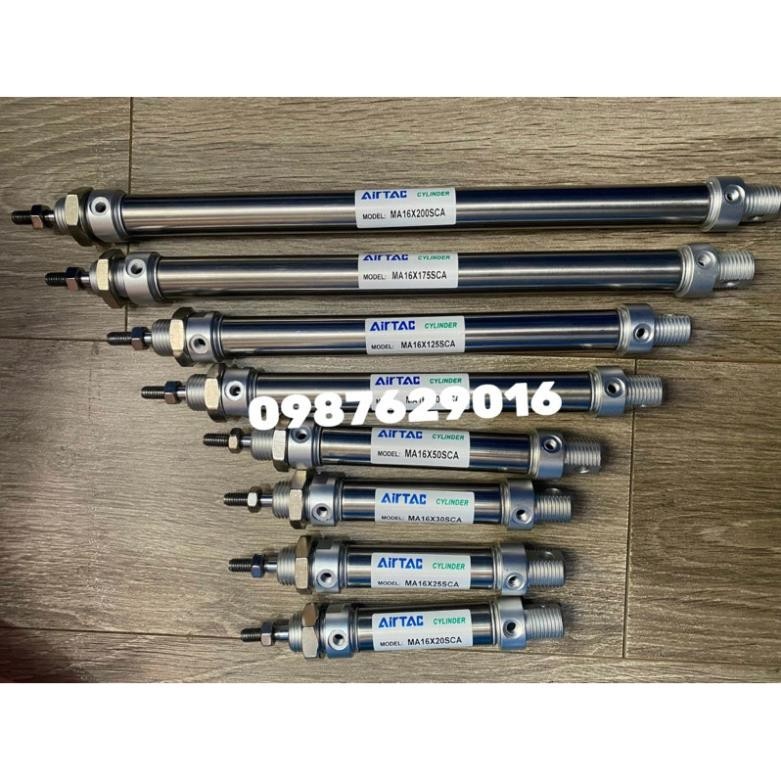 Xy lanh tròn AIRTAC MA16-20/25/30/50/75/100/125/150/175/200SCA | Shopee Việt Nam