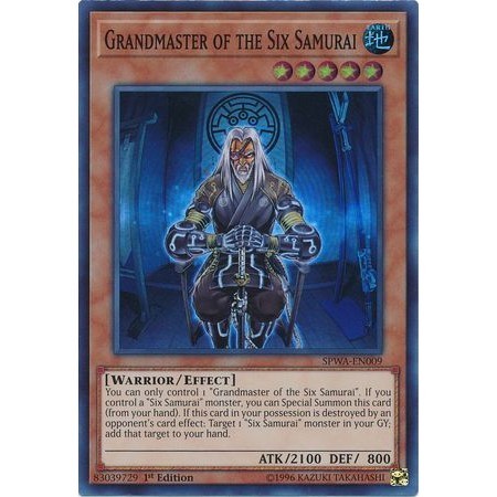 [ Bài Yugioh Chính Hãng ] Grandmaster of the Six Samurai - SPWA-EN009 ...