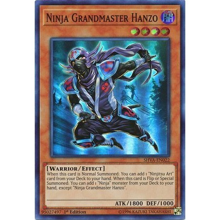 [ Bài Yugioh Chính Hãng ] Ninja Grandmaster Hanzo - SHVA-EN022 - Super ...