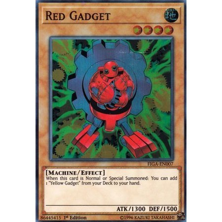 [ Bài Yugioh Chính Hãng ] Red Gadget - FIGA-EN007 - Super Rare 1st ...