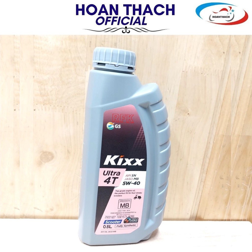 Nhớt Tổng Hợp Xe Ga Kixx Ultra 4T 5W40 0.8L HOANTHACH trumsidothien ...