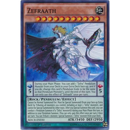 [ Bài Yugioh Chính Hãng ] Zefraath - MACR-EN030 - Super Rare 1st ...