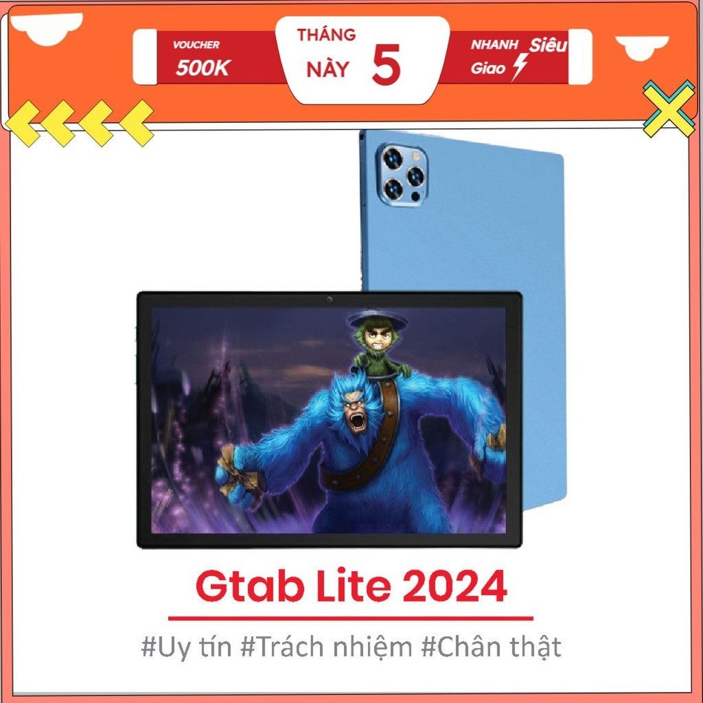 { SEO TẬN ĐÁY } Máy tính bảng Gtab Lite 2024 Fullbox RAM 4/64GB chip ...