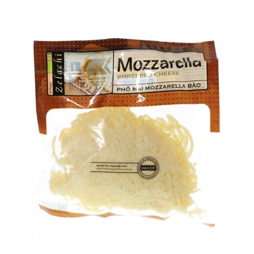 (ShipHỏaTốc) BOTTEGA ZELACHI - Phô Mai Mozzarella Bào, Shredded ...