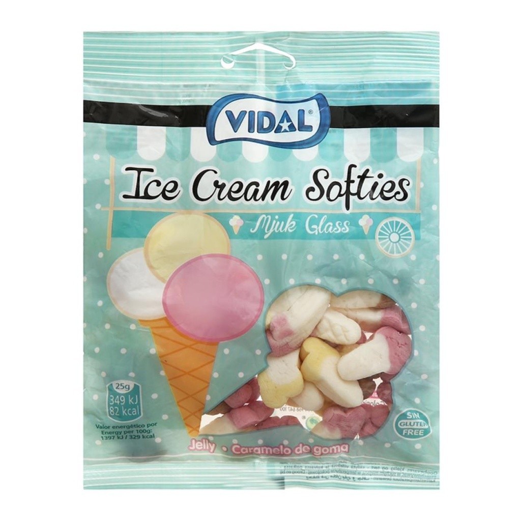 (ShipHỏaTốc) VIDAL - Kẹo Dẻo Hình Cây Kem, Ice Cream Softies Gummy (80g ...