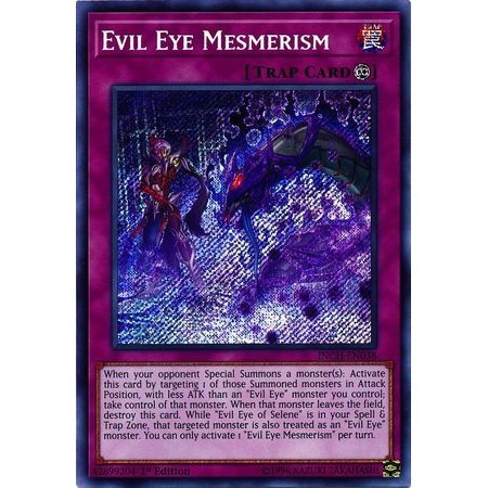 [ Bài Yugioh Chính Hãng ] Evil Eye Mesmerism - INCH-EN038 - Secret Rare ...