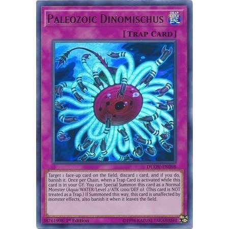 [ Bài Yugioh Chính Hãng ] Paleozoic Dinomischus - DUOV-EN098 - Ultra ...