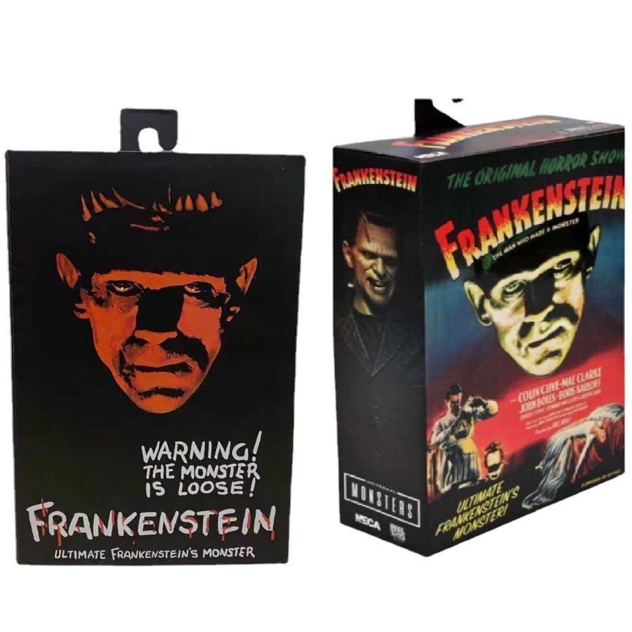 NECA Frankenstein Frankenstein Màu Sắc Phiên Bản Đôi Đen Trắng 7Mô Hình ...