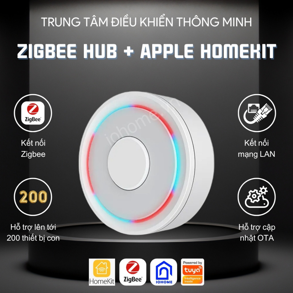 Hub Lan 3.0/Bộ Điều Khiển Trung Tâm Zigbee Tuya Smart/Hub Lan Tuya ...