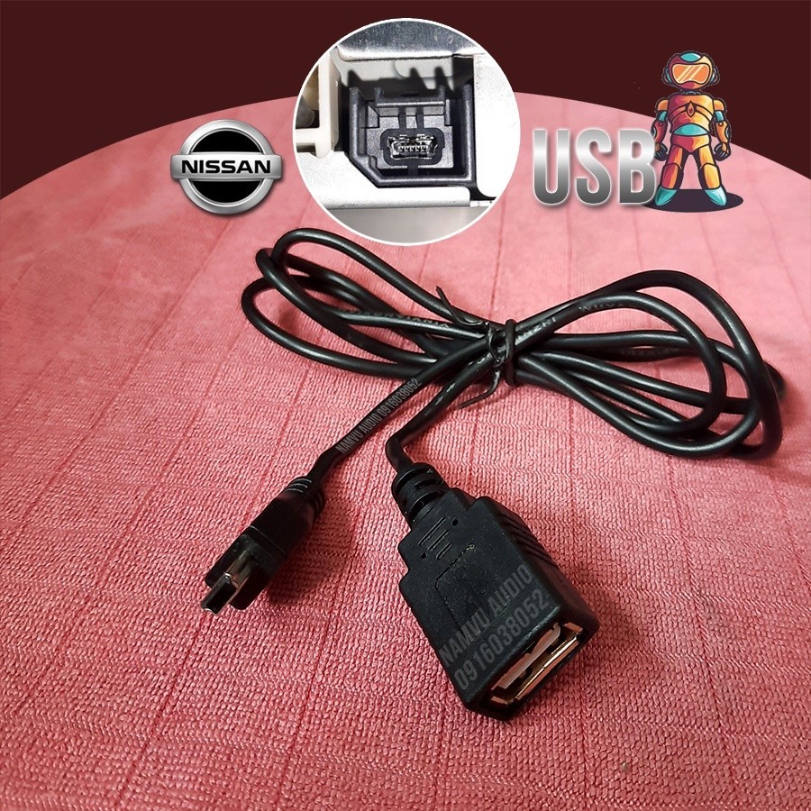 Dây jack usb cho đầu CD ô nissan - USB OTG mini | Shopee Việt Nam