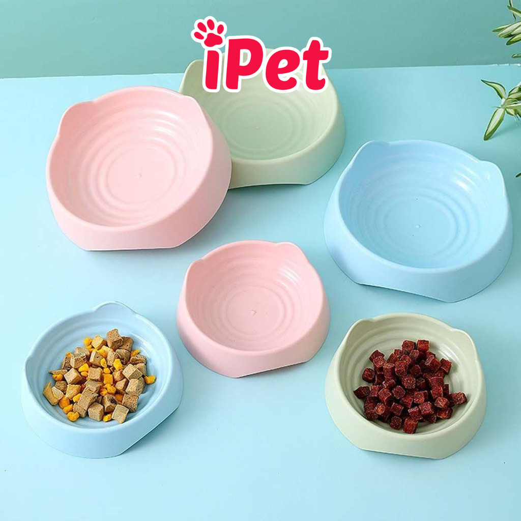 Bát Thức Ăn Bằng Nhựa Có Tai Gấu Đáng Yêu Dành Cho Chó Mèo - iPet Shop | Shopee Việt Nam