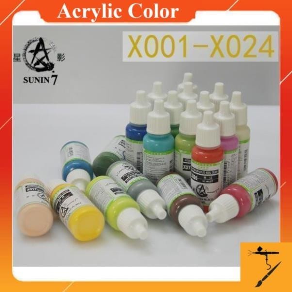Sơn mô hình Arylic sunin7 [ X001 - X020 ] | Shopee Việt Nam