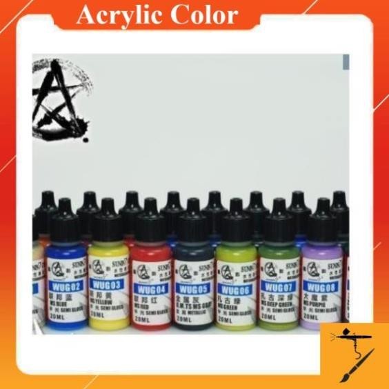 Sơn mô hình Arylic sunin7 dành cho gundam WUG 01-WUG17 | Shopee Việt Nam