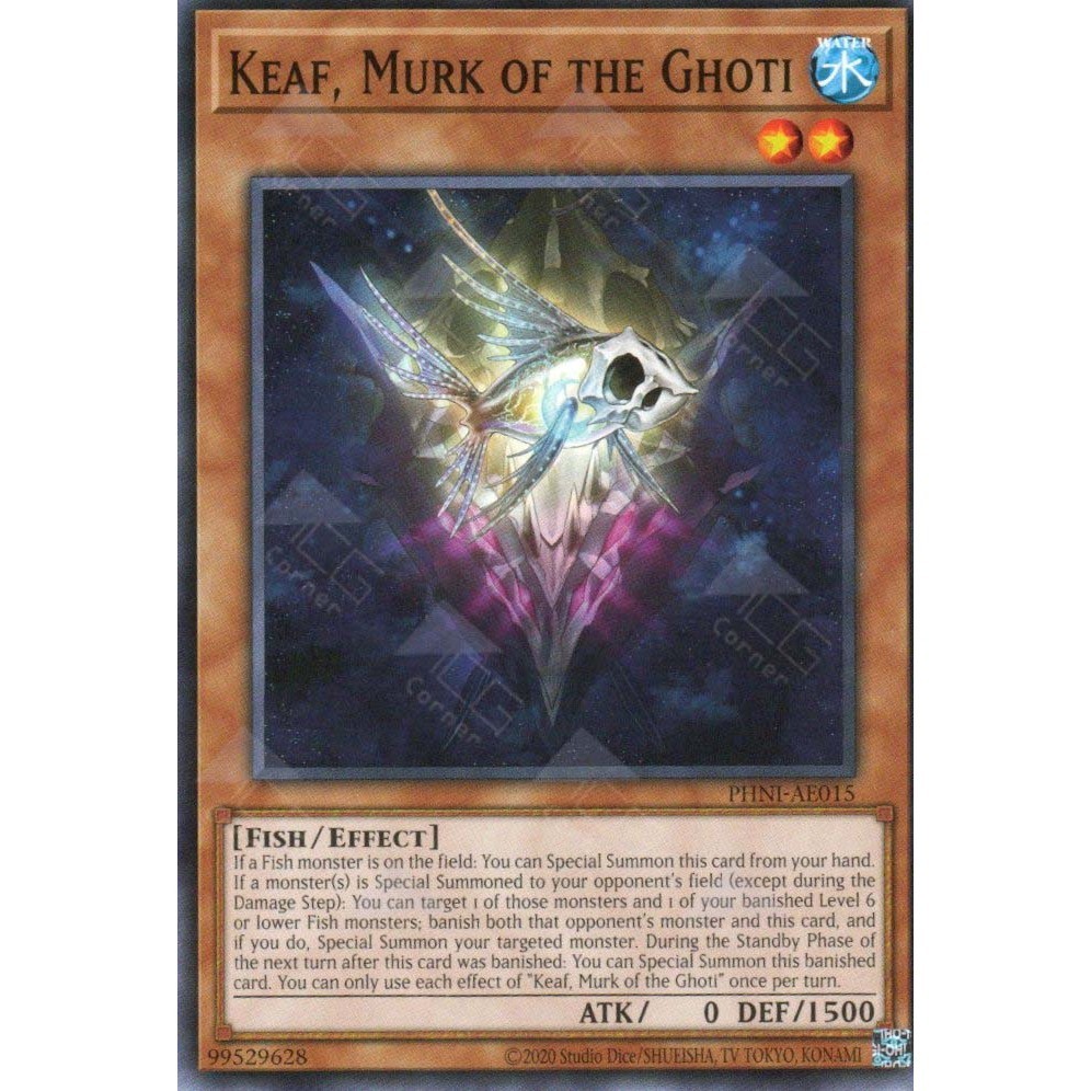 [ Bài Yugioh Chính Hãng ] PHNI-AE015 Keaf, Murk of the Ghoti - Common ...