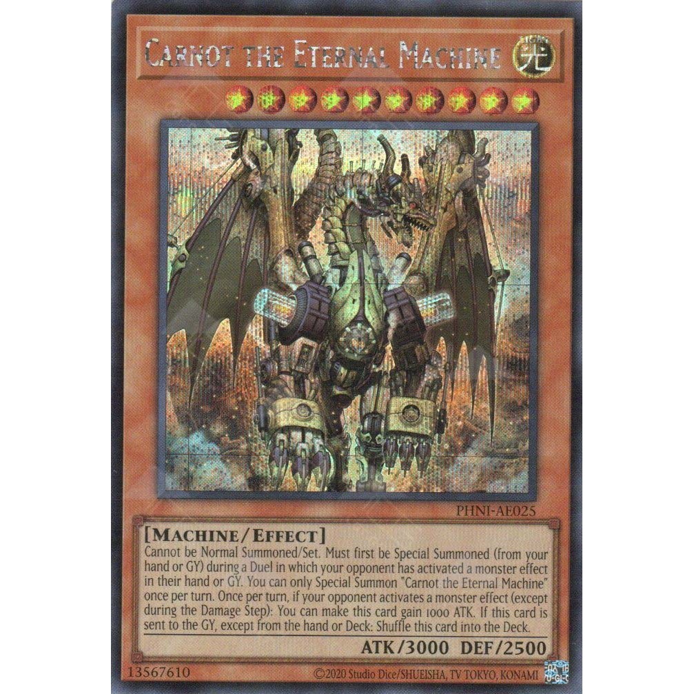 [ Bài Yugioh Chính Hãng ] PHNI-AE025 Carnot the Eternal Machine ...